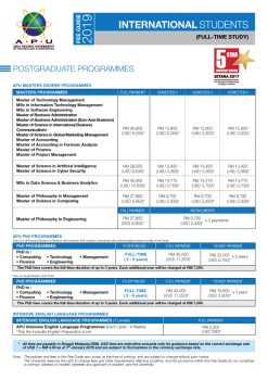 E2019Aug_APU-FEE-Guide_Int_PG-01v1a – #apueverywhere